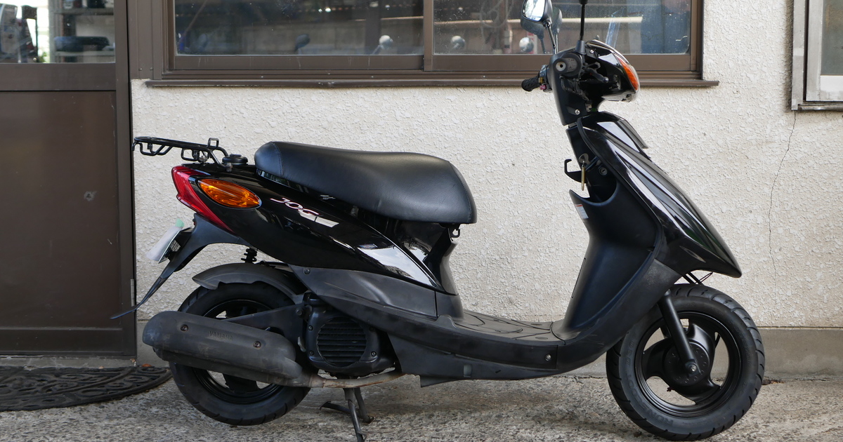 前後タイヤ新品で安心★【ヤマハ】JOG SA55J ブラックメタリックX | 50cc | 埼玉の地域密着型ビリケンモータースのバイク在庫